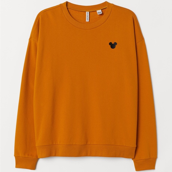 Divided | Sweaters | Hm Divided Mickey Mouse Embroidered Crew | Poshmark